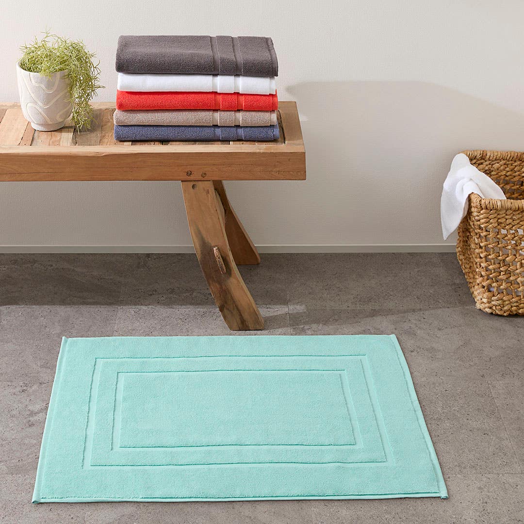 Shop Luxury Bath Mat - Island Blue Online | Bed Bath N' Table