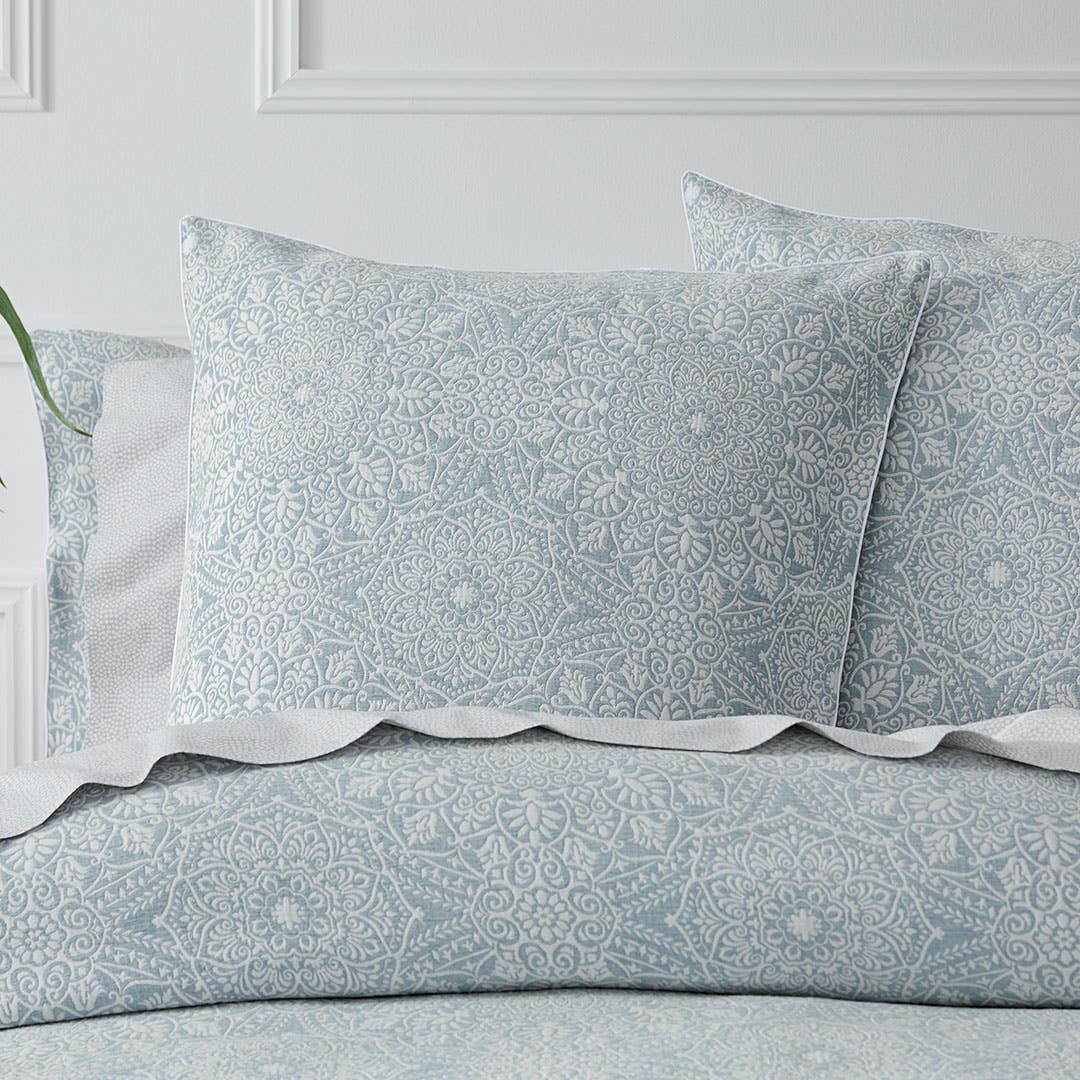 Shop Arlen Quilt Cover - Soft Blue Online | Bed Bath N' Table