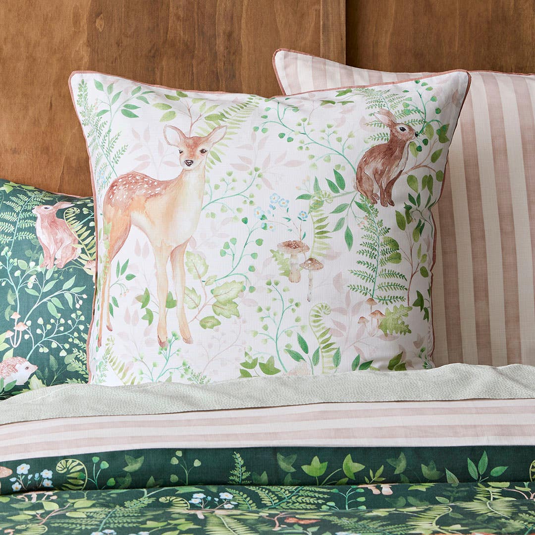 Shop Folklore Quilt Cover - Forest Green Online | Bed Bath N' Table